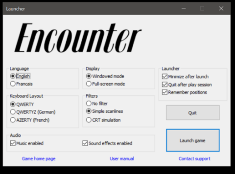 Encounter HD comes out with version 1.2.3 and a new demo - Old School ...